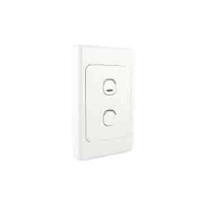 Clipsal 2000 Series 2031VHBK 1 Gang Flush Surround and Grid Plate ...
