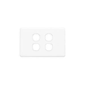 Clipsal Classic C2000 Series C2034VHWE 4 Gang Switch Grid Plate and ...