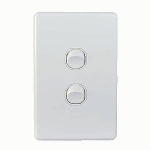 Switch Vertical 2 Gang 10AX/16A 250V | Buy Online - Melbourne Building ...